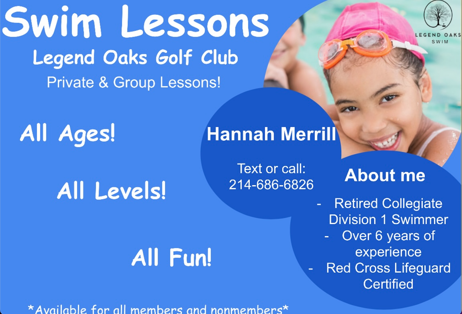 Swimming – Legend Oaks Golf & Tennis Club – Summerville, SC